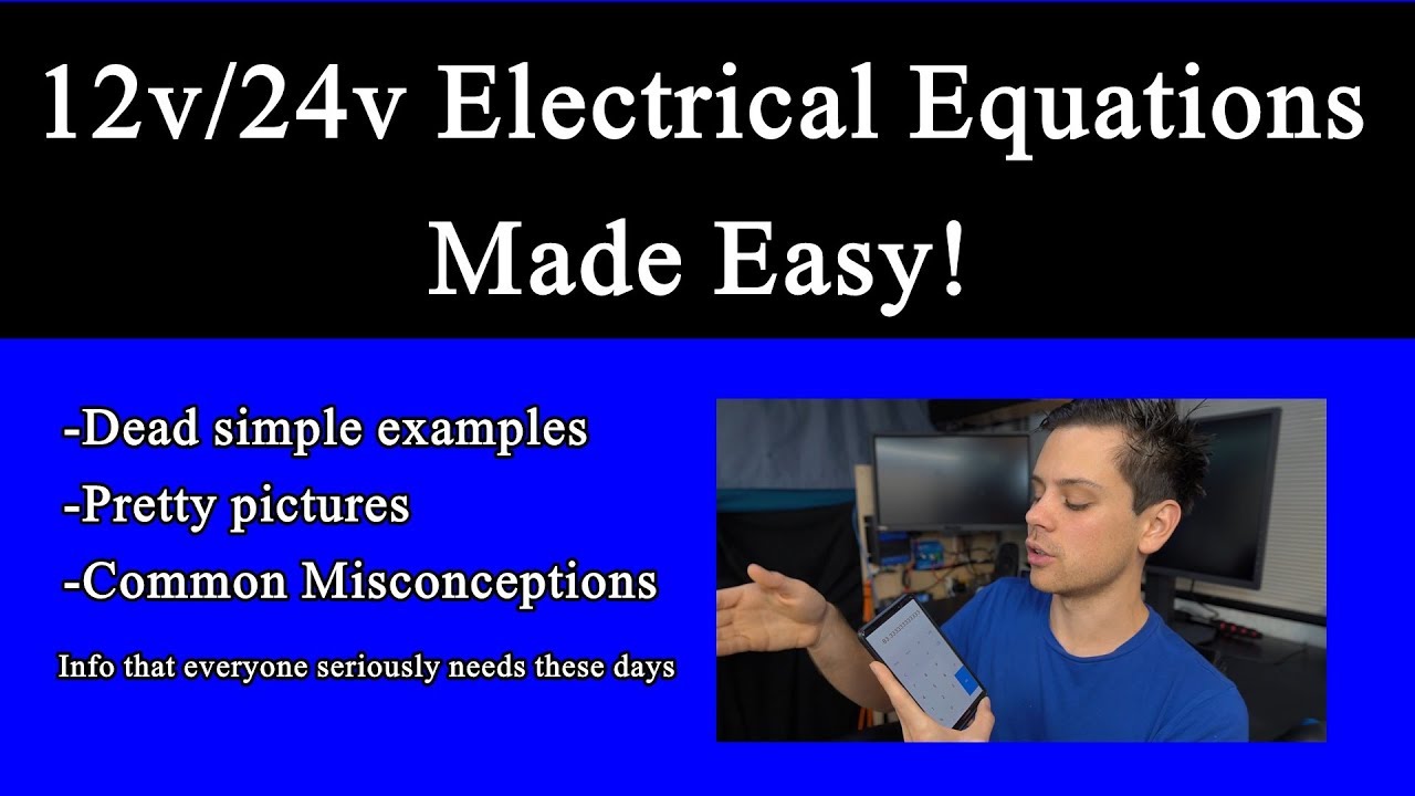 Basic Solar Power Electrical Equations Explained! Beginner Friendly ...