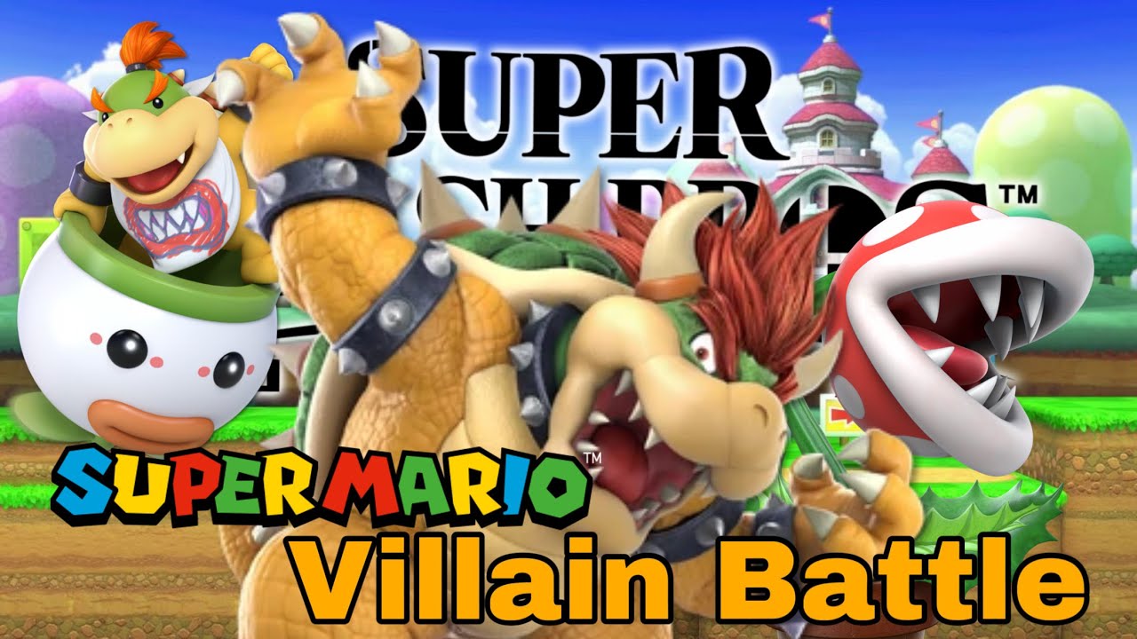 Super Smash Bros. Ultimate - Super Mario Villain Battle - YouTube