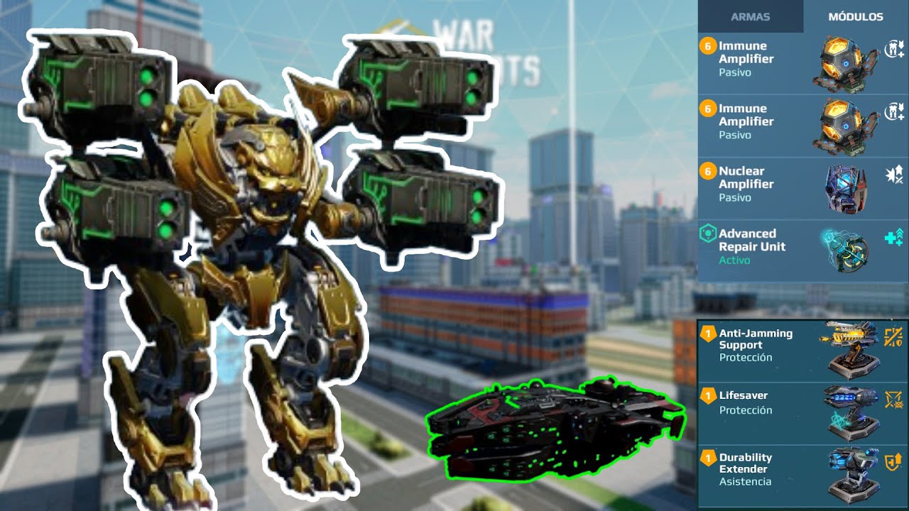 [WR] Typhon 🔥 en Campeón War Robots -- Gameplay - YouTube