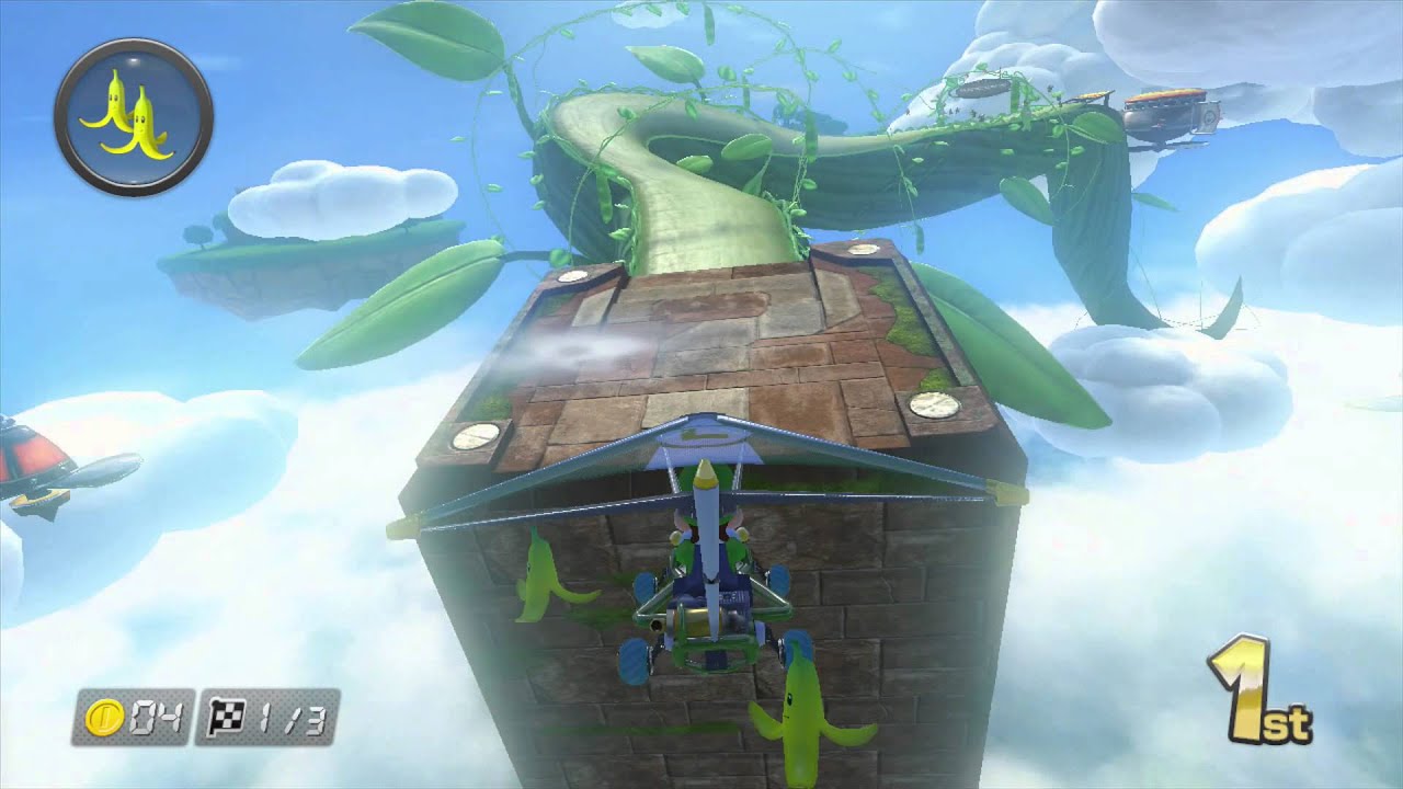 Mario Kart 8 Track Preview: Cloudtop Cruise - YouTube