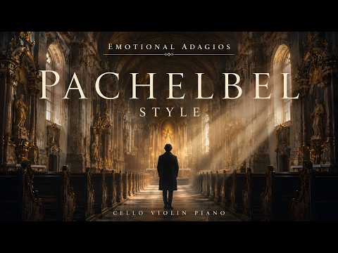 J. üslubunda emosional adagio Pachelbel | Skripka, violonçelo və piano | Gözəl barok musiqi