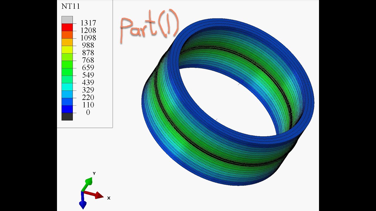 Abaqus tutorials lesson (34) Rotatory friction welding (RFW) Part-1 - YouTube