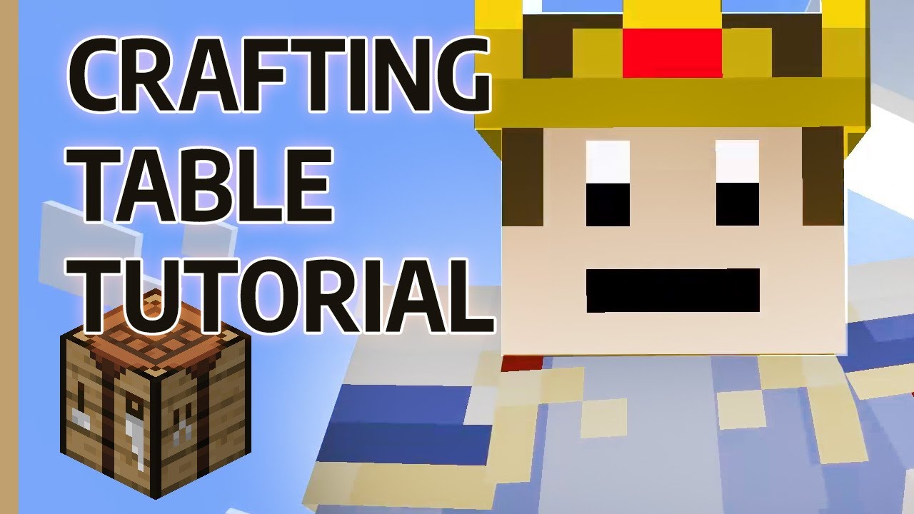Minecraft crafting table tutorial - YouTube