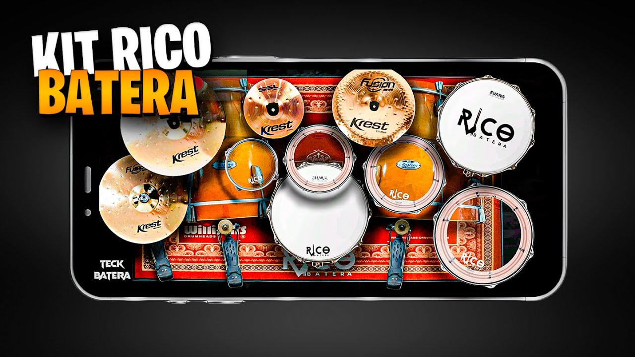 Novo Kit | RICO BATERA | Pra Real Drum - Por Teck Batera - YouTube
