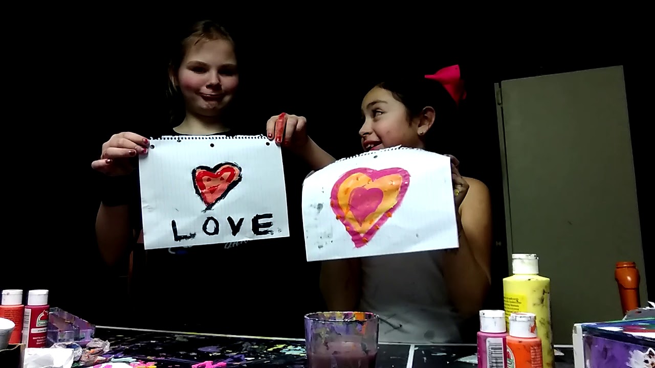 Blindfolded 3 color paint challenge - YouTube