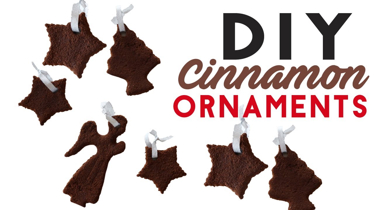 DIY Christmas Cinnamon Ornaments Easy Craft Tutorial - YouTube