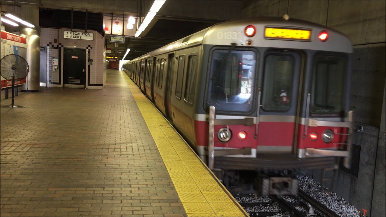 Massachusetts Bay Transportation Authority Red Line Action - YouTube