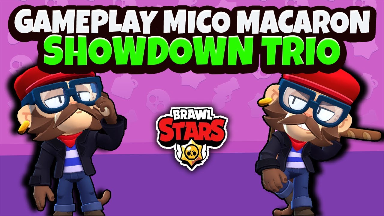 Gameplay Mico Macaron Showdown Trio - Brawl Stars Indonesia - YouTube