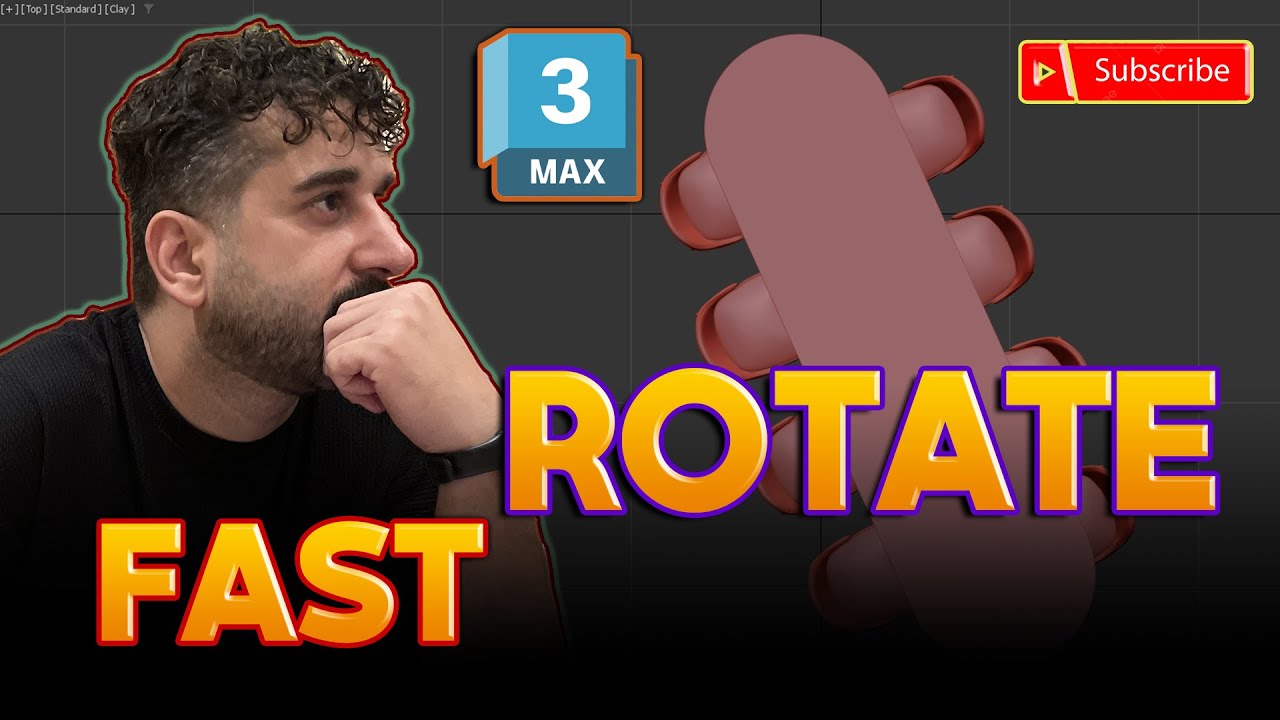 FAST ROTATE IN 3DSMAX - YouTube