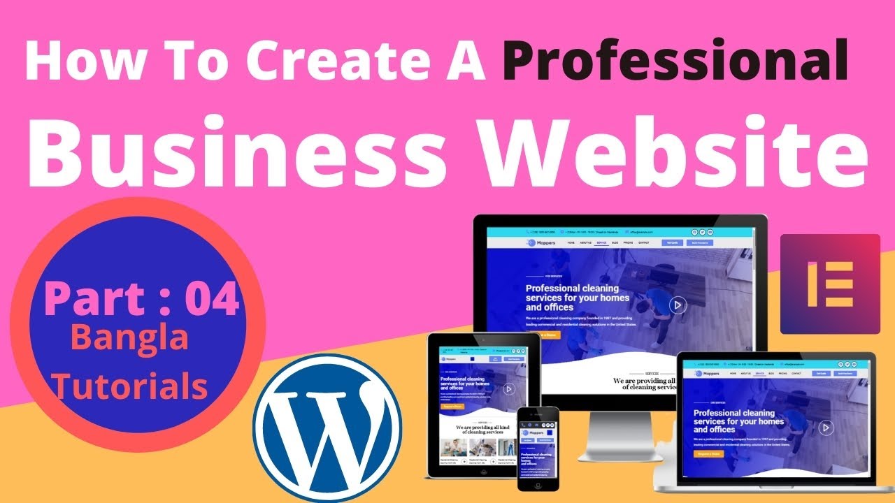 4 How To Create Wordpress Business Website Or Landing Page Design Bangla Tutorials Part 04