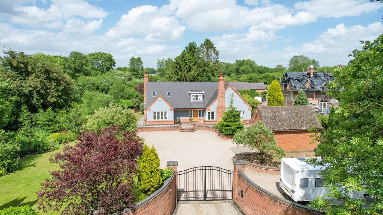 An exceptional modern home for sale in Osbaston - YouTube