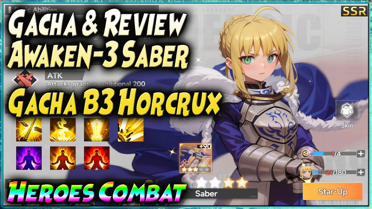 3 WAIFU BANNER!! SABER, KANROJI, TSUNADE! GACHA & REVIEW A3 SABER + B3 ...
