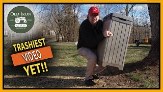 Trash Can Tweak!! - Keter Rockford Resin 38 Gallon Trash Can