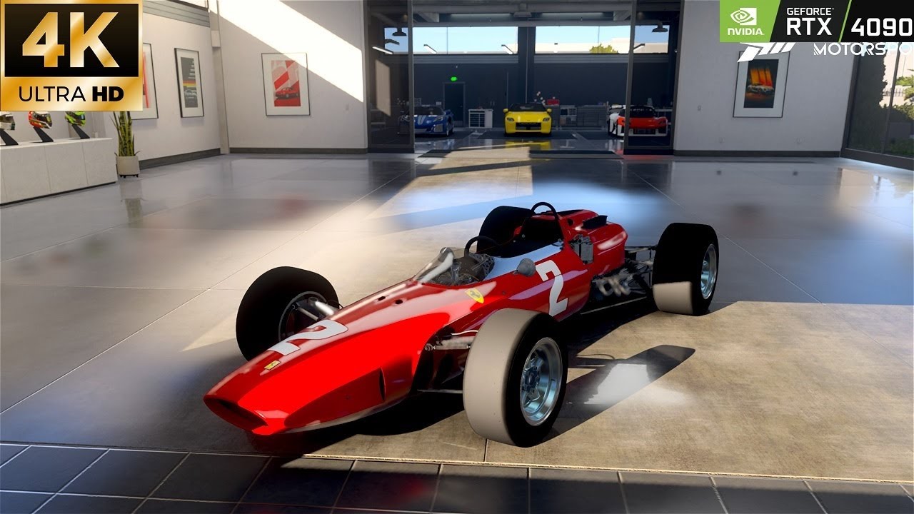 Forza Motorsport PC 1964 Ferrari f-158 F1 (cockpit view) VIR Grand west ...