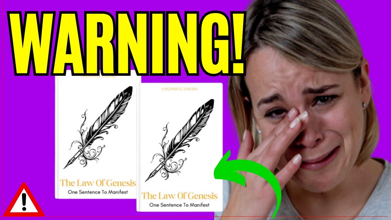 The Law of Genesis (⛔NEW ALERT!) The Law of Genesis Reviews - Law of ...