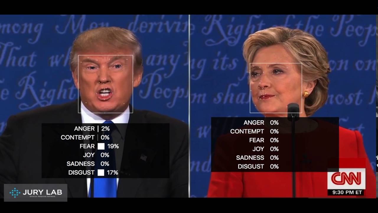 Presidential Debates Facial Expressions - YouTube