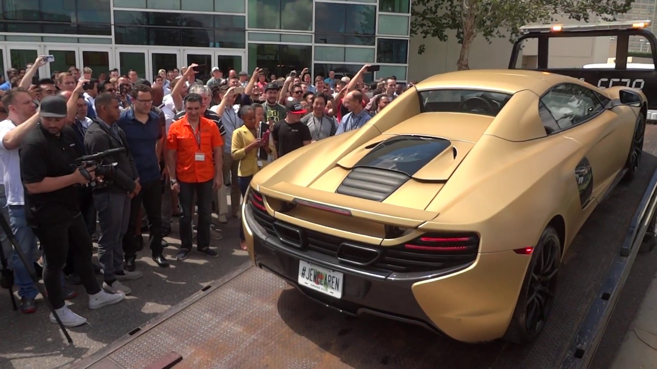 Tim Sykes Takes Delivery Of A New McLaren 650S Super-Car - YouTube