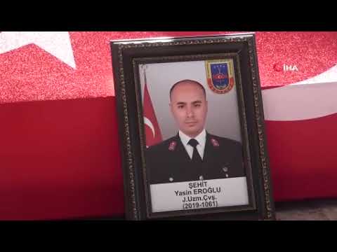 Şehit Eroğlu, son yolculuğuna uğurlandı
