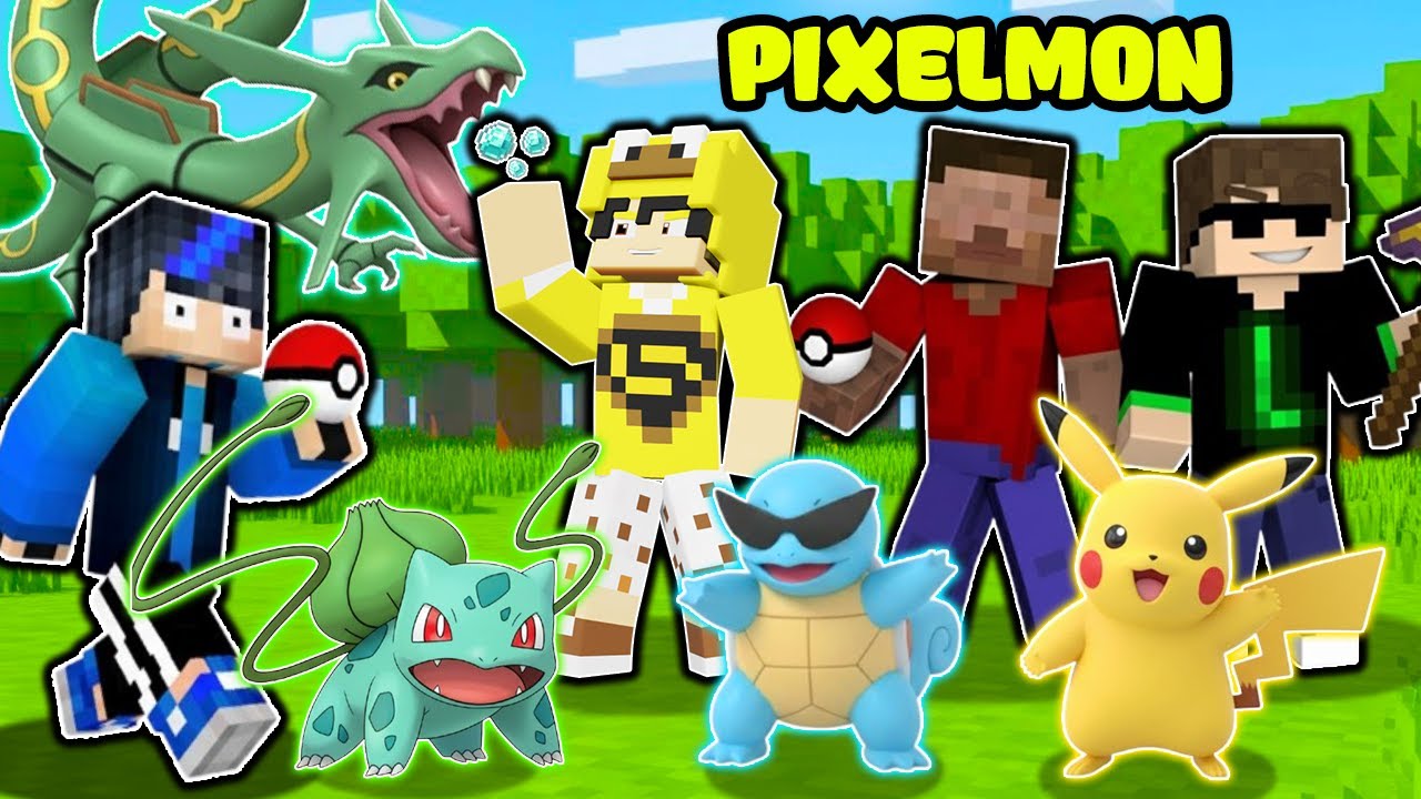 MINECRAFT PIXELMON TẬP 1 - CHUYỂN SINH VÀO THẾ GIỚI POKEMON CÙNG CÁC ...