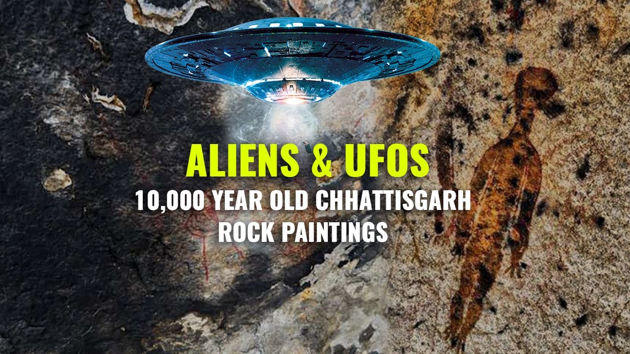 World UFO Day 2021 | 10,000 Year Old Chhattisgarh Rock Paintings ...