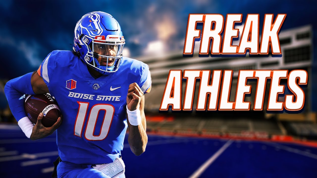 5 FREAKY Athletic College Football Players - YouTube