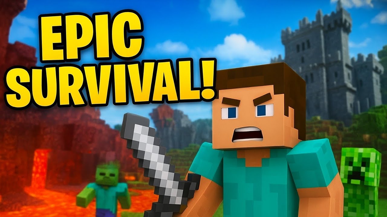 "Epic Minecraft Survival Adventure – Building, Fighting & Exploring ...