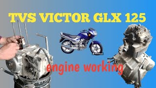 TVS VICTOR GLX ENGINE REPAIRING🏍️ #bike #automobile #viral #tvs 🏍️