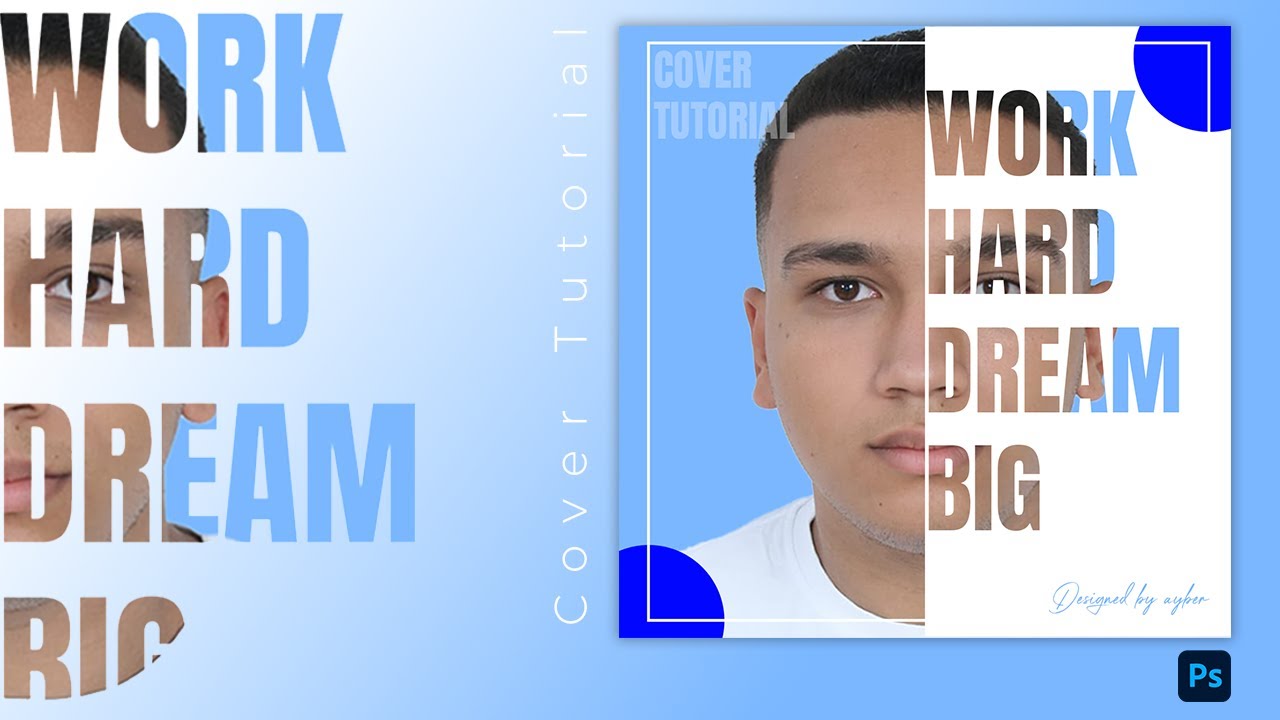 How To Create Simple Cover | Photoshop Tutorial For beginners - YouTube