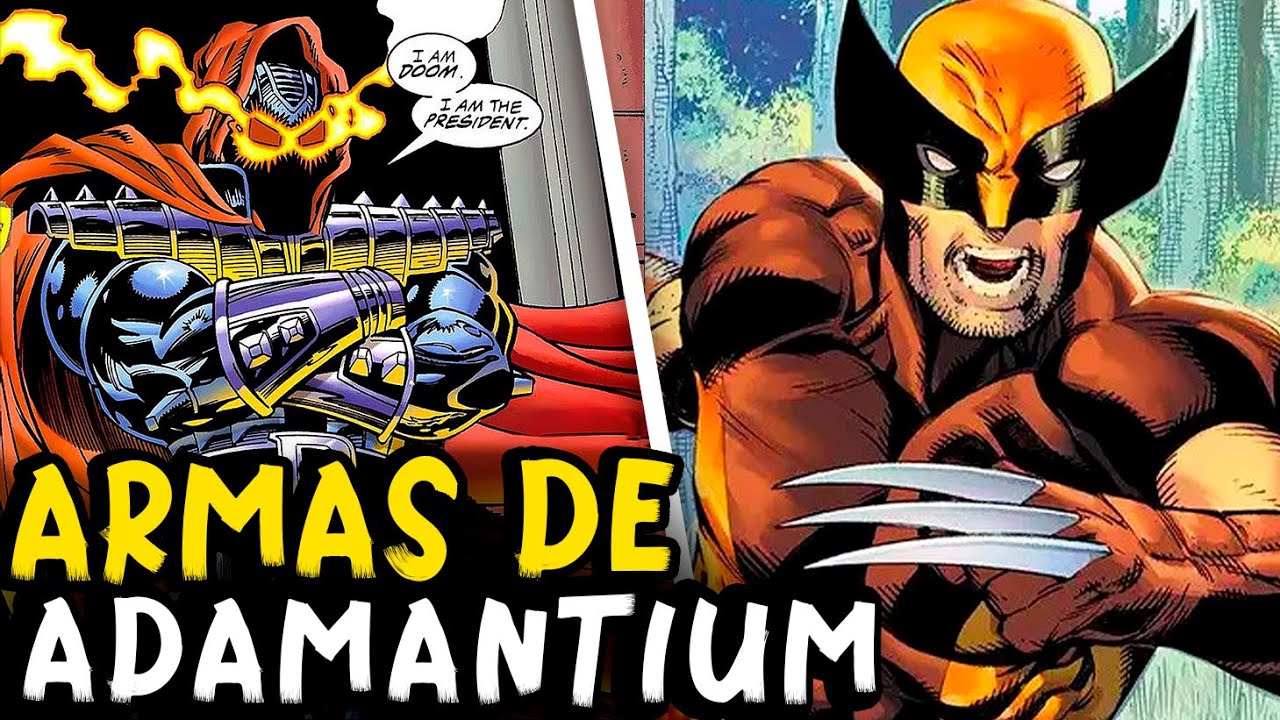15 ARMAS DE ADAMANTIUM MAIS INSANAS DA MARVEL - YouTube
