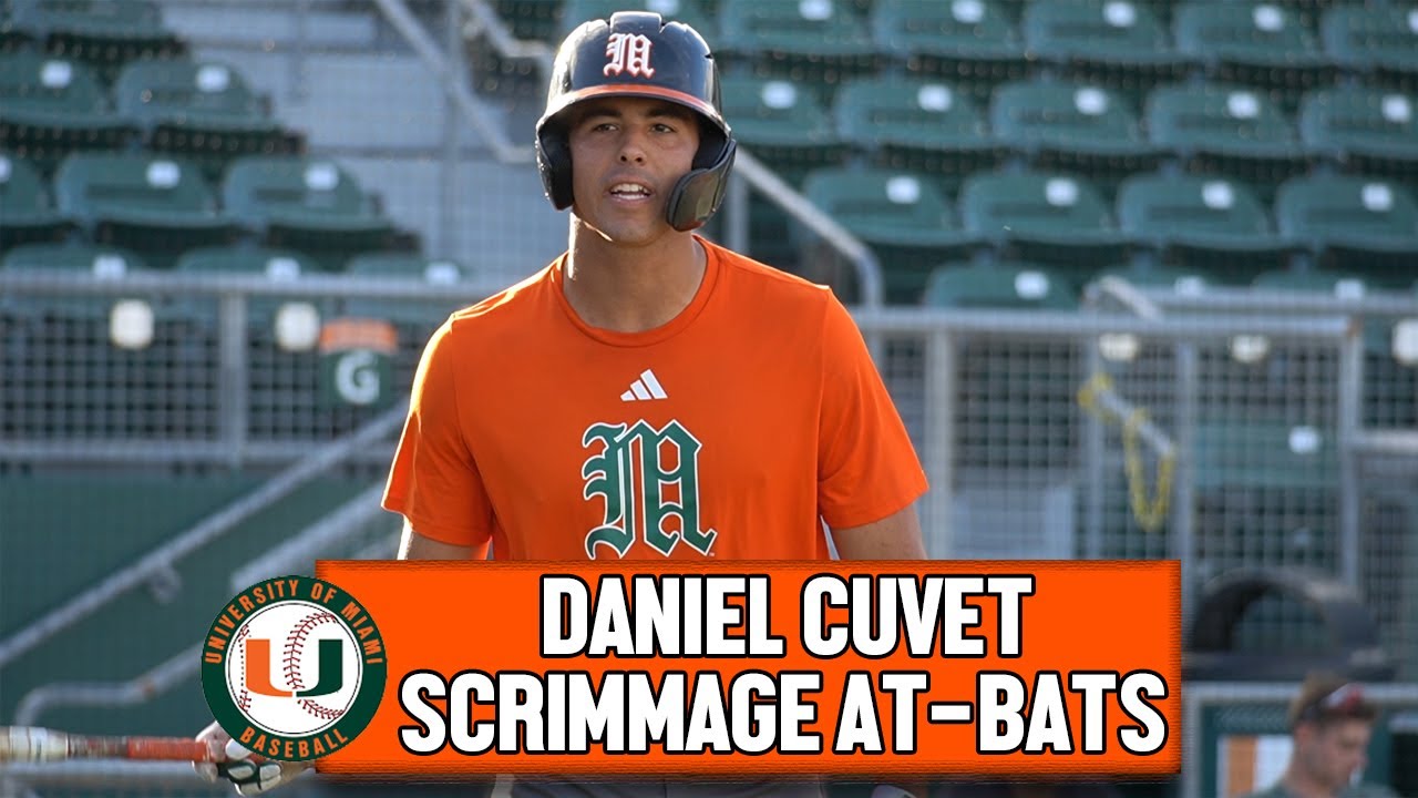 Daniel Cuvet with RBI Single in Preseason Scrimmage | Clips From 3 ...