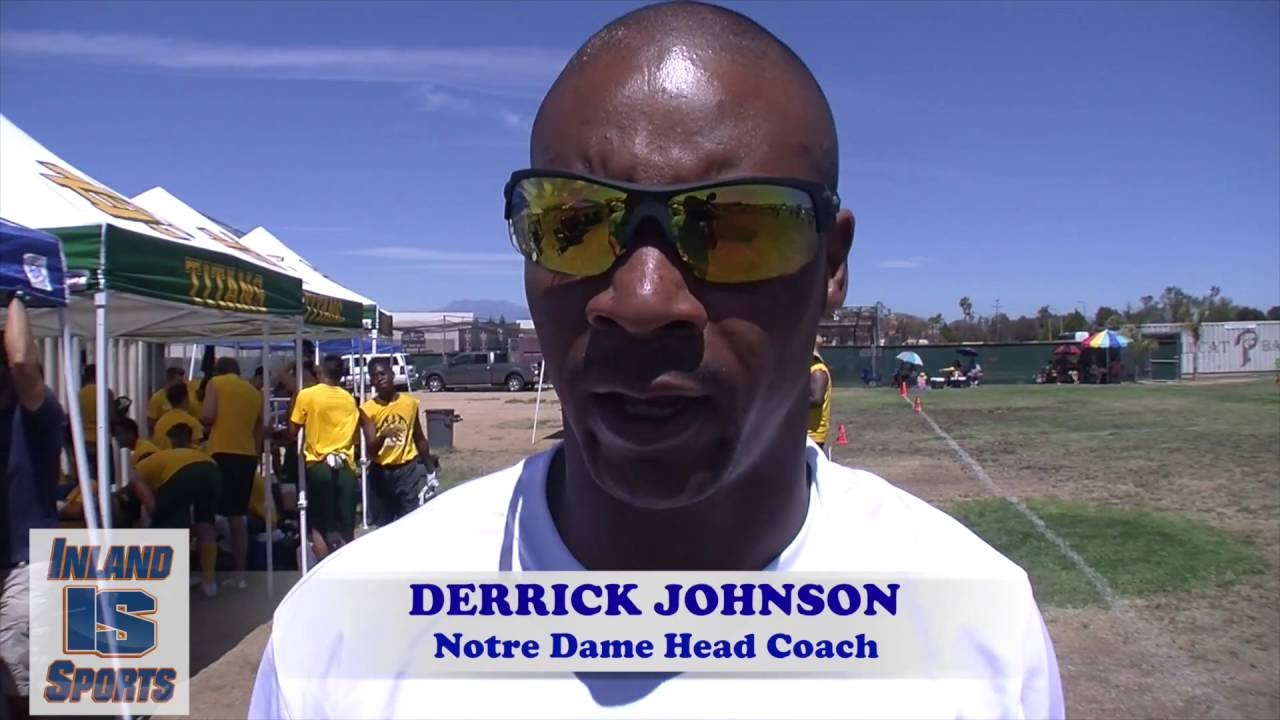FOOTBALL: Notre Dame Head Coach Derrick Johnson - YouTube