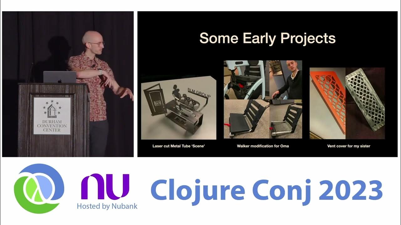 "Working With the Machine – A Maker’s Journey into Clojure" by Adam Vermeer - YouTube