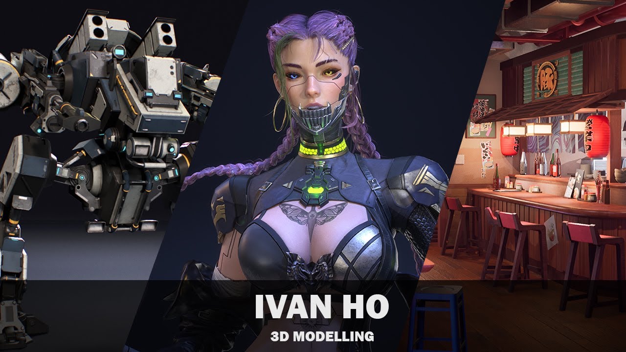 Ivan Ho Showreel (3D Modelling) - YouTube