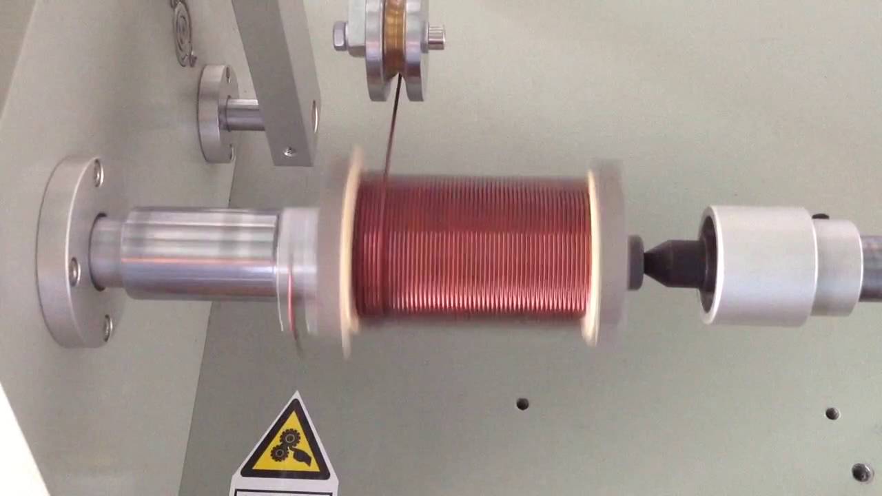 TT CM01D linear coil winding machine - YouTube