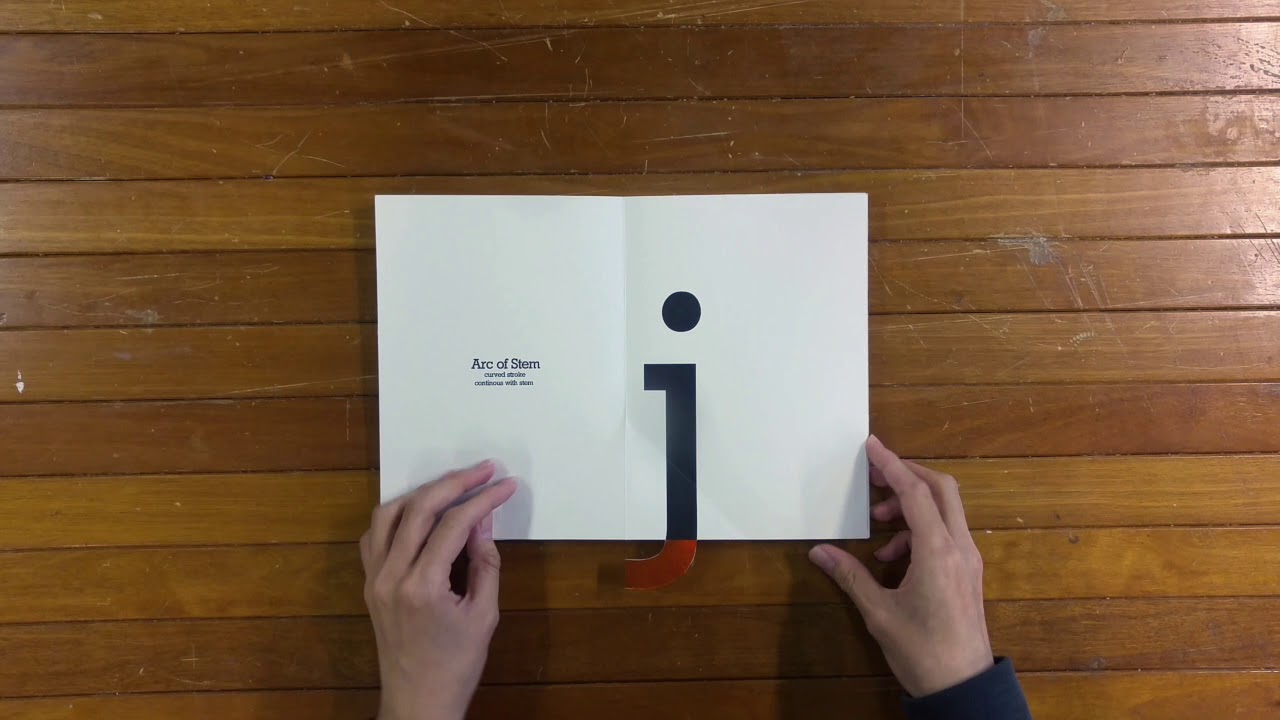 The Anatomy of Typography pop-up book - YouTube