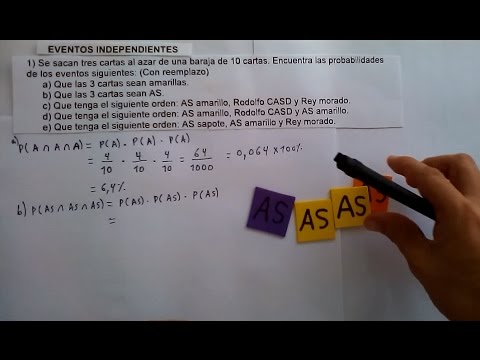1. PROBABILIDAD: EVENTOS INDEPENDIENTES. - YouTube