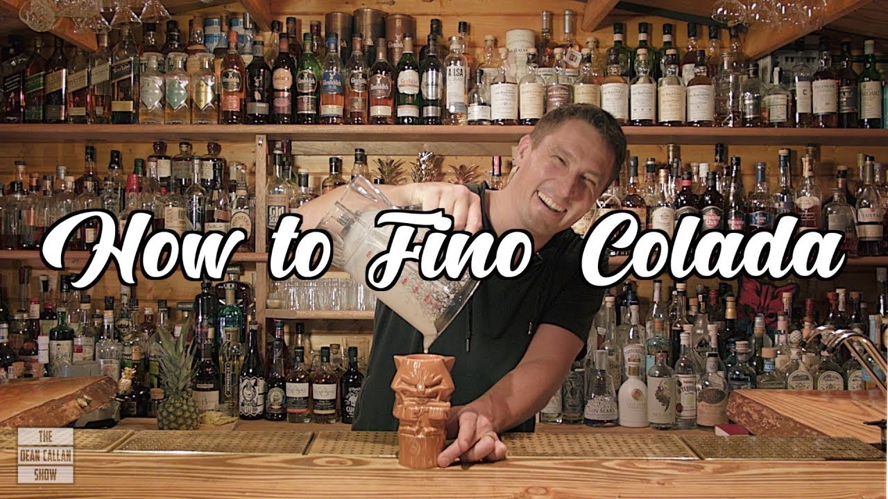 How to make a Fino Colada Cocktail - YouTube