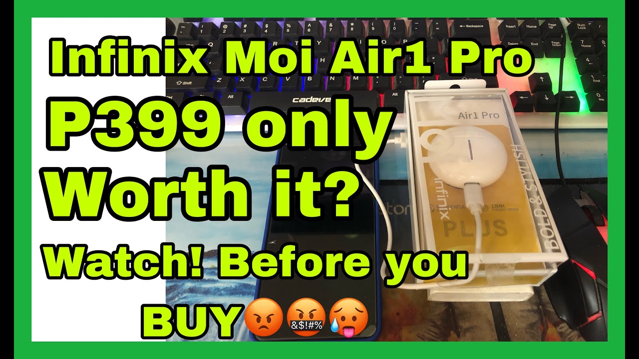 Infinix Moi Air1 Pro Wireless Bluetooth x Unboxing x Testing x ...