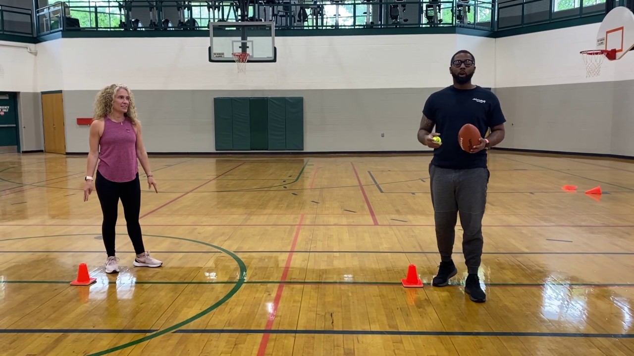 Football Drills - Warrensburg, MO Parks & Rec - YouTube