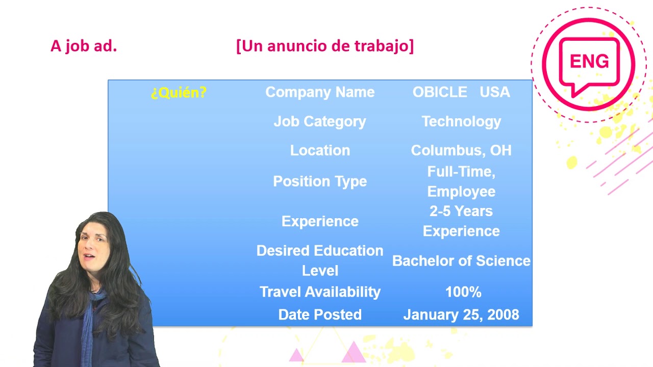 En Que Consiste Tu Trabajo En Ingles at Gail Odom blog