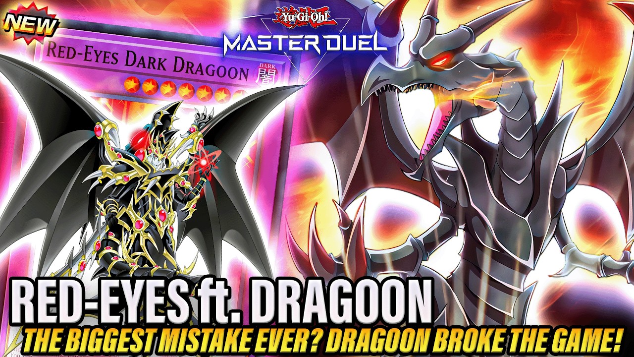 🐉NEW RED-EYES DECK PROFILE - DRAGOON RETURNS TO BREAK MASTER DUEL! [YU ...