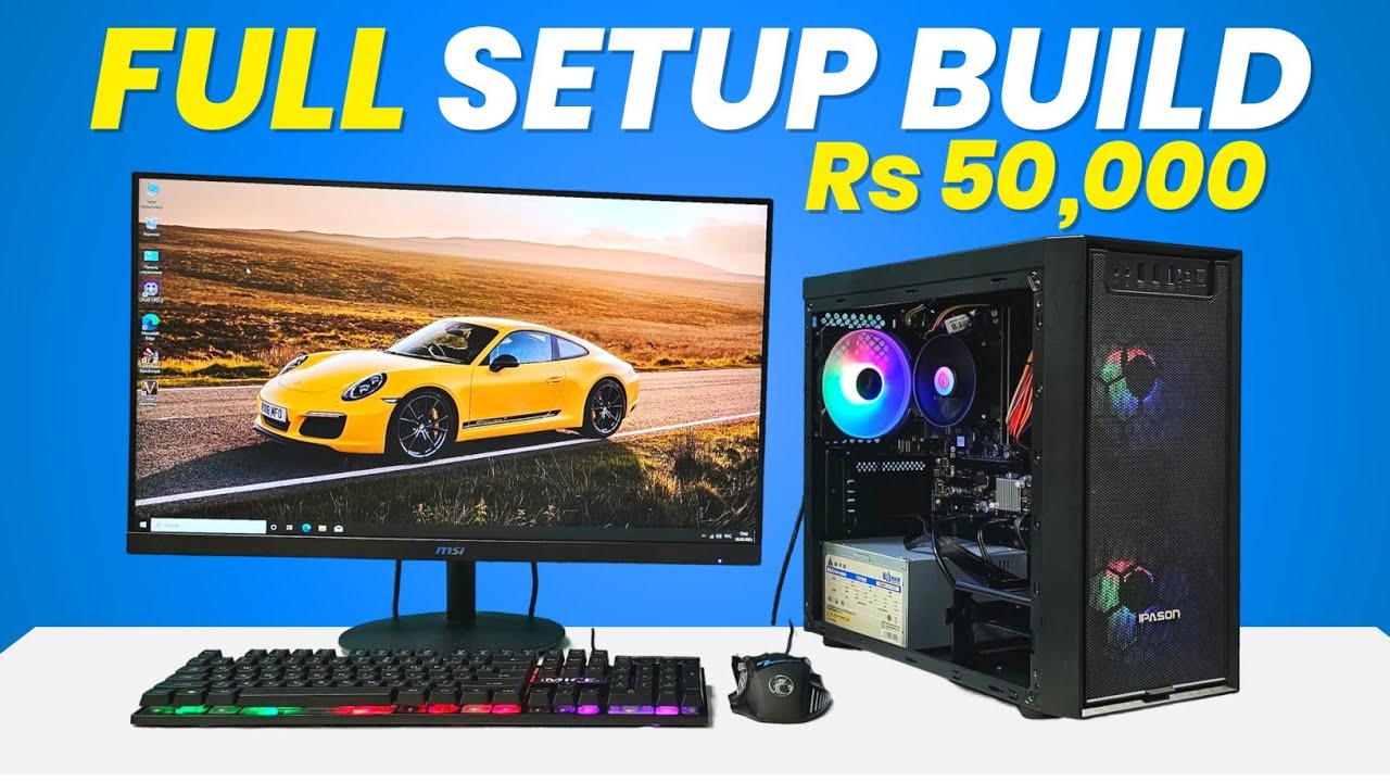 Rs 50,000 Gaming PC Build in 2024 - Complete PC Building Guide - YouTube