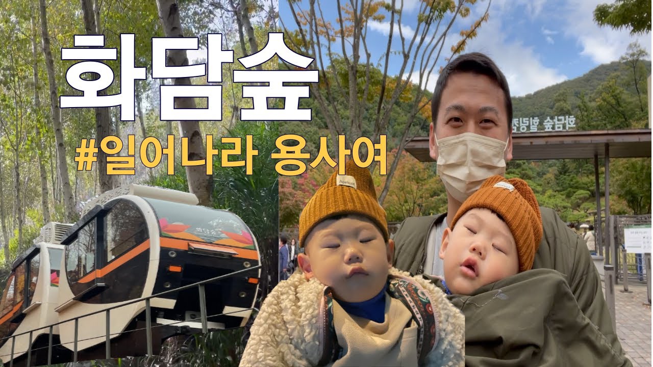 브이로그 아기와 화담숲 가을단풍 아기잠투정 힐링여행 모노레일 산행브이로그 화담숲 맛집 떡볶이 먹방