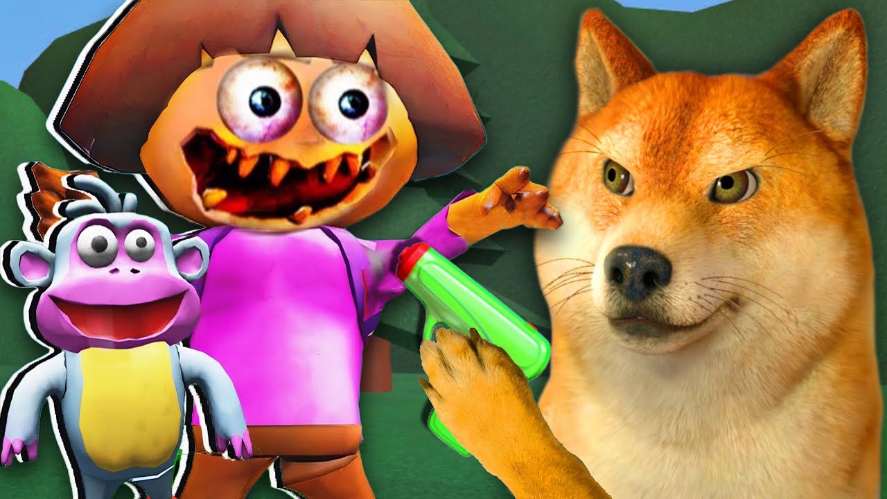 ENFRENTEI A DORA DO MAL | Hungry Nora | Roblox - YouTube