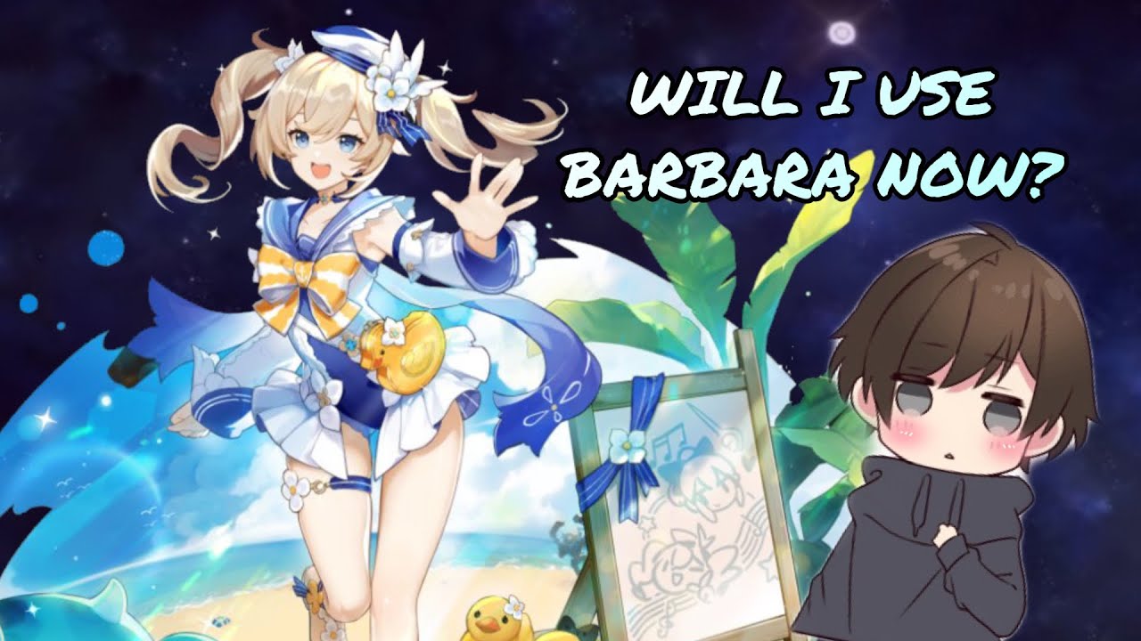 What happens if you get the new Barbara Skin.. | Genshin Impact - YouTube