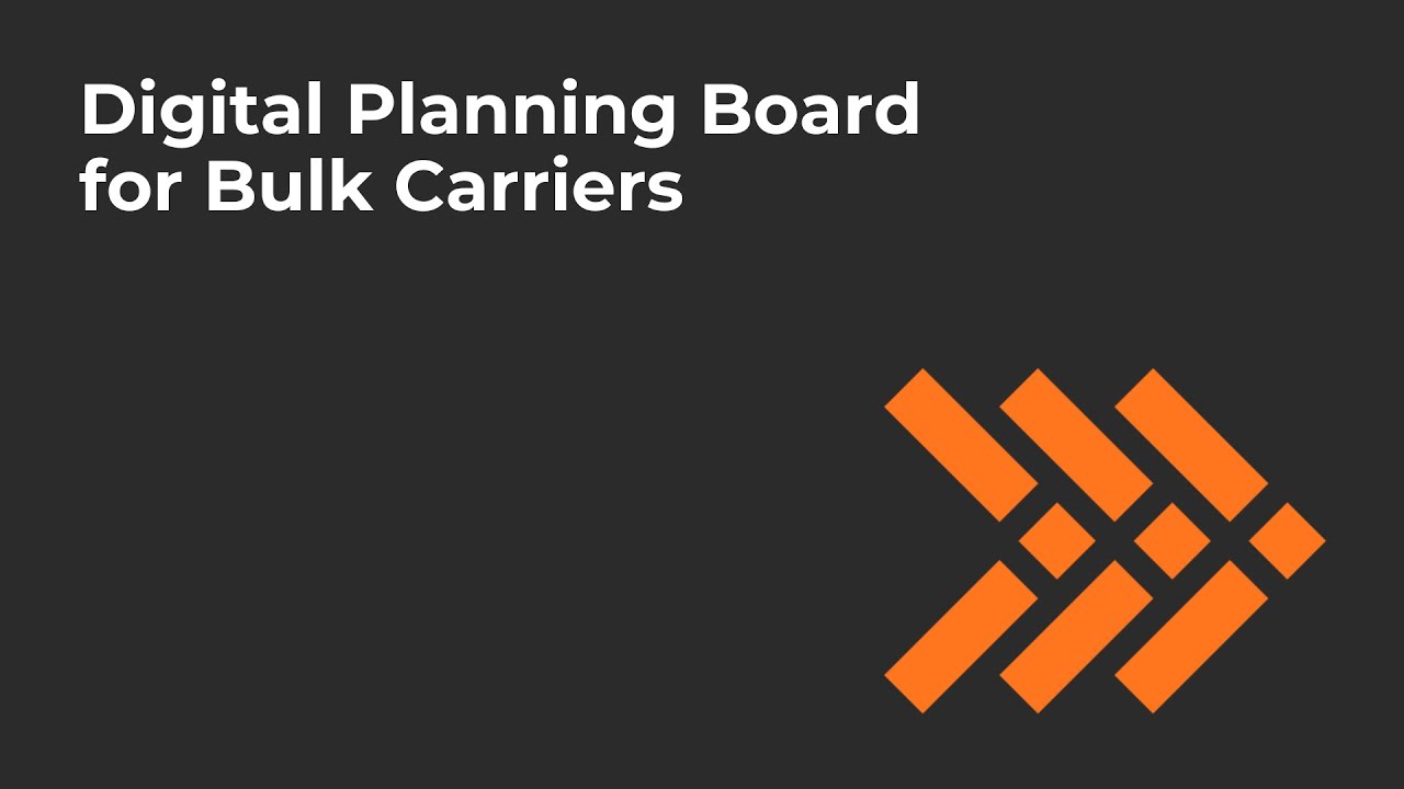 Digital Planning Board for Bulk Carriers - YouTube