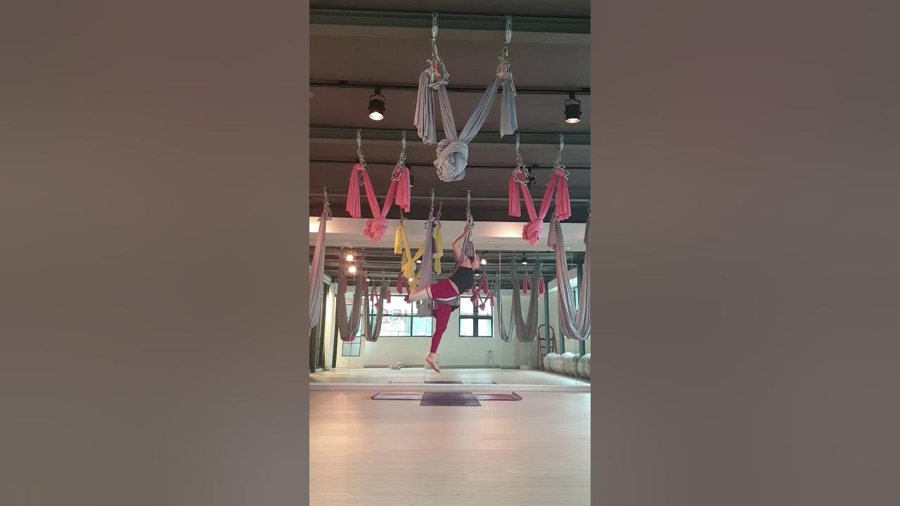 플라잉요가 제이플라잉 에어리얼요가 해먹요가 Flyingyoga 개봉플라잉 레벨1 Youtube