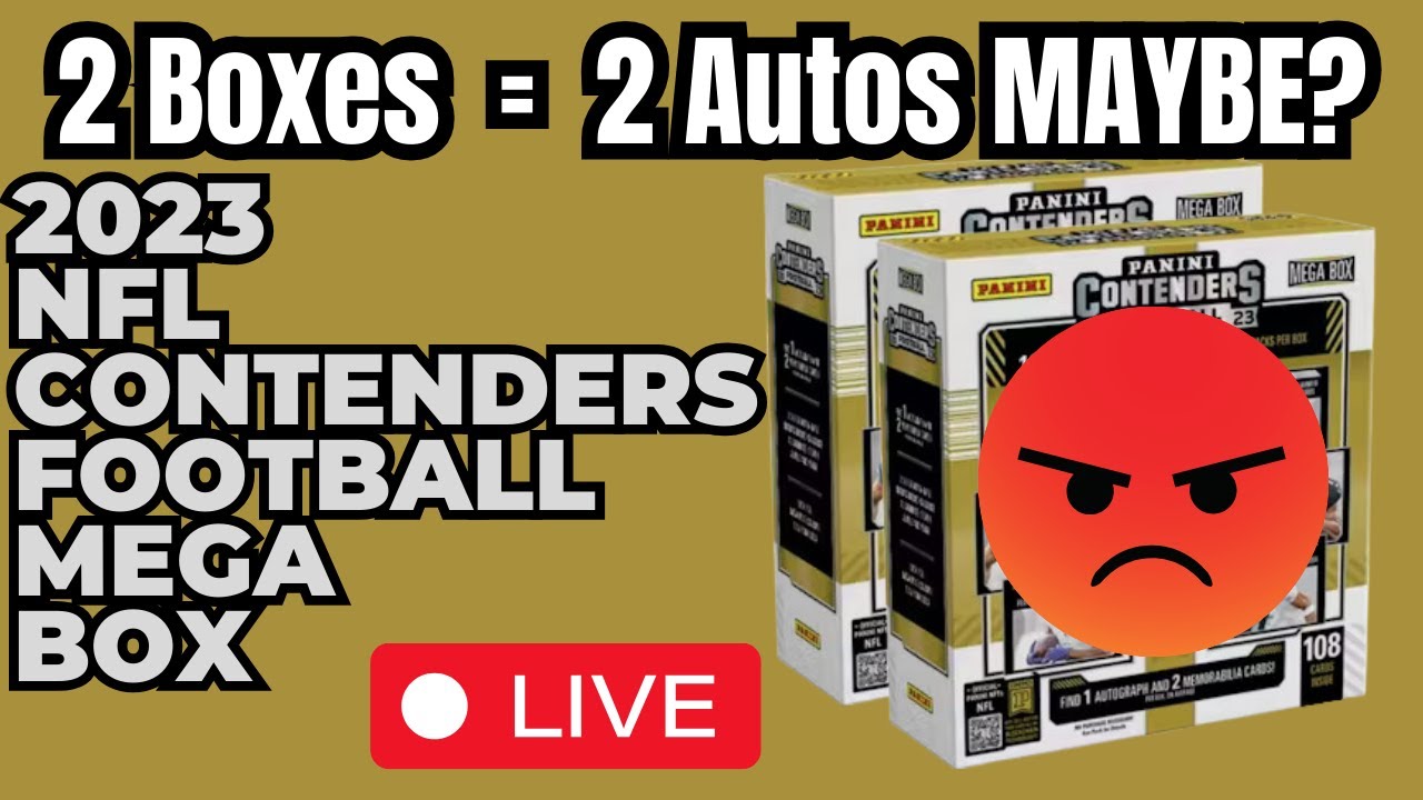2023 Panini Contenders Mega Boxes - MAYBE An Autograph in Each Box ...