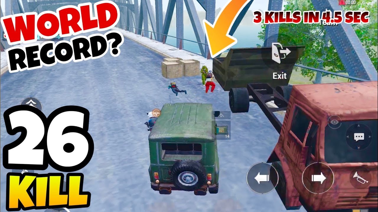NEW WORLD RECORD? | 3 KILLS IN 4.5 SEC | 26 KILLS DUO VS SQUAD | PUBG MOBILE - YouTube