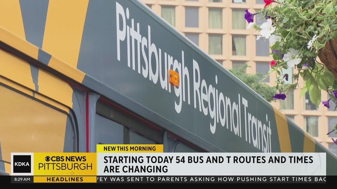 PRT announces changes to bus and light rail routes - YouTube